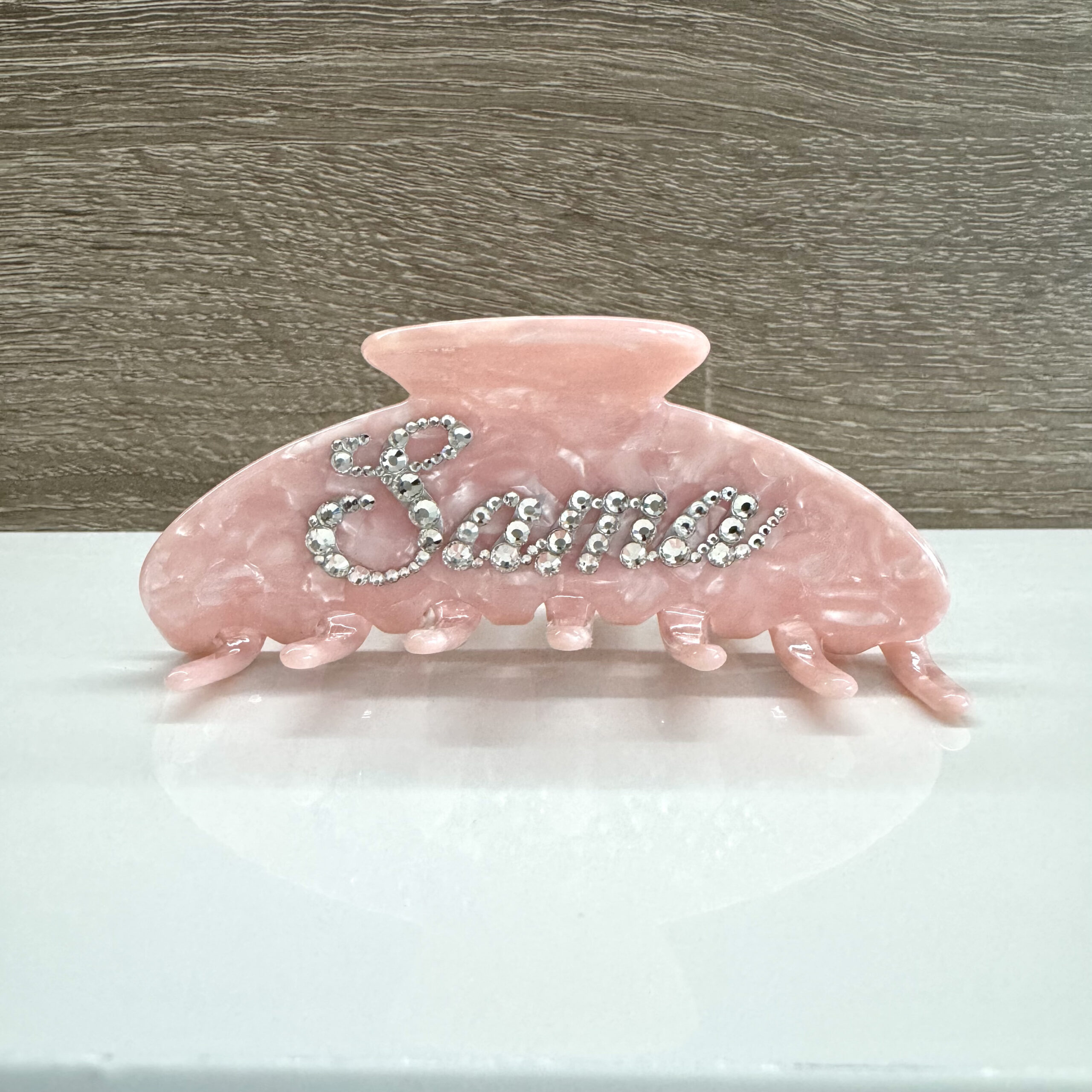 Light pink Marble Hair clip | DXBling